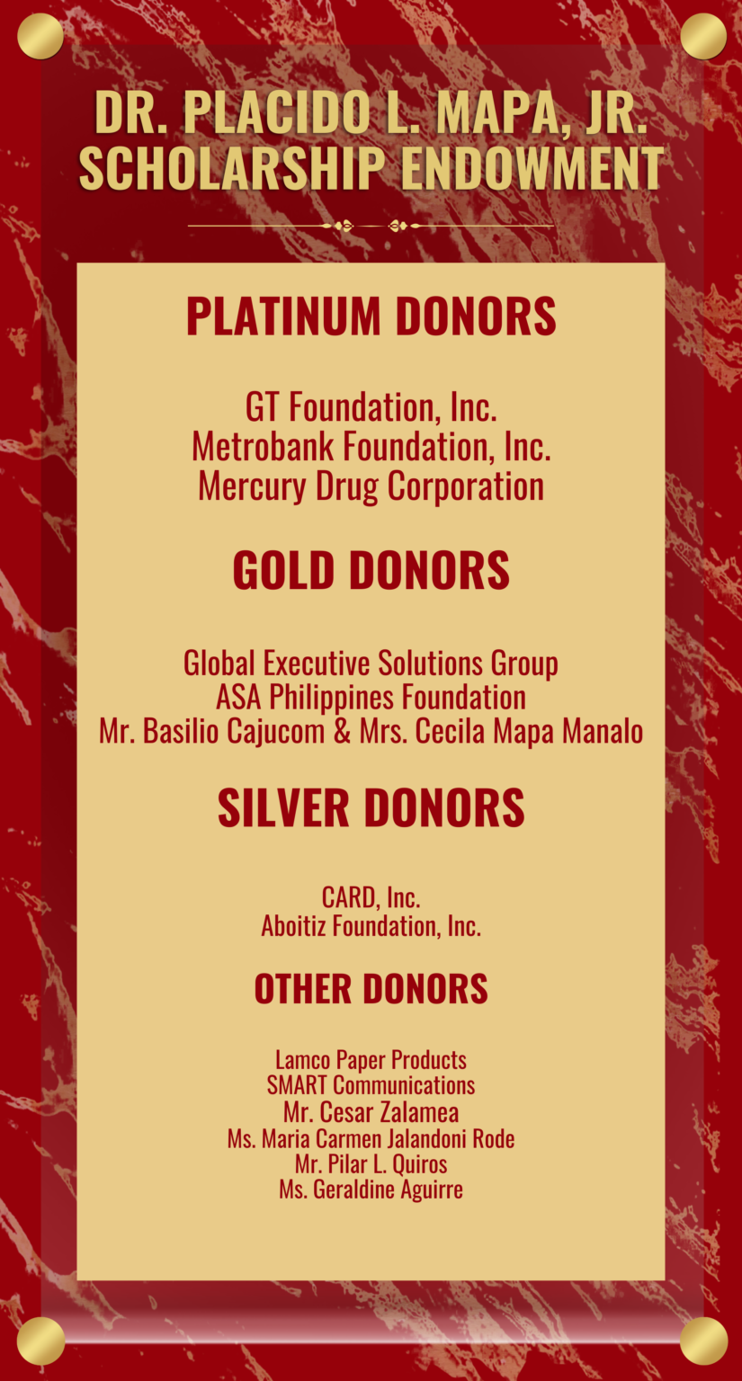 Dr. Placido L. Mapa Jr. Endowment - Fund Development Office